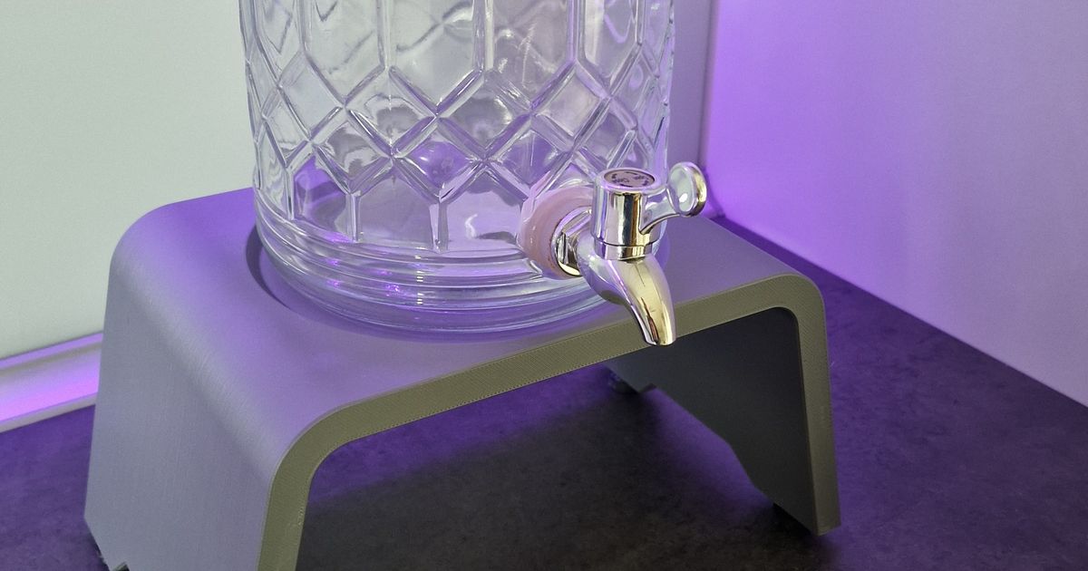 Base for a water dispenser or whatever :) by RAJ3D | Download free STL ...