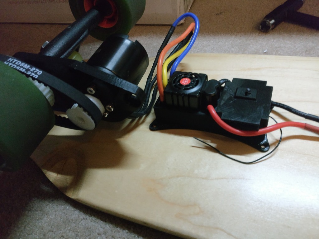 Open source electric longboard with 3d Printed parts by pex | Download ...