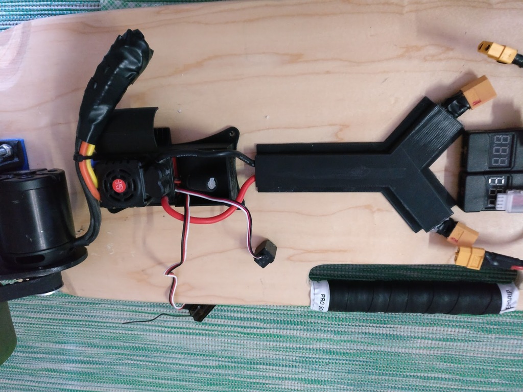 Open source electric longboard with 3d Printed parts by pex | Download ...