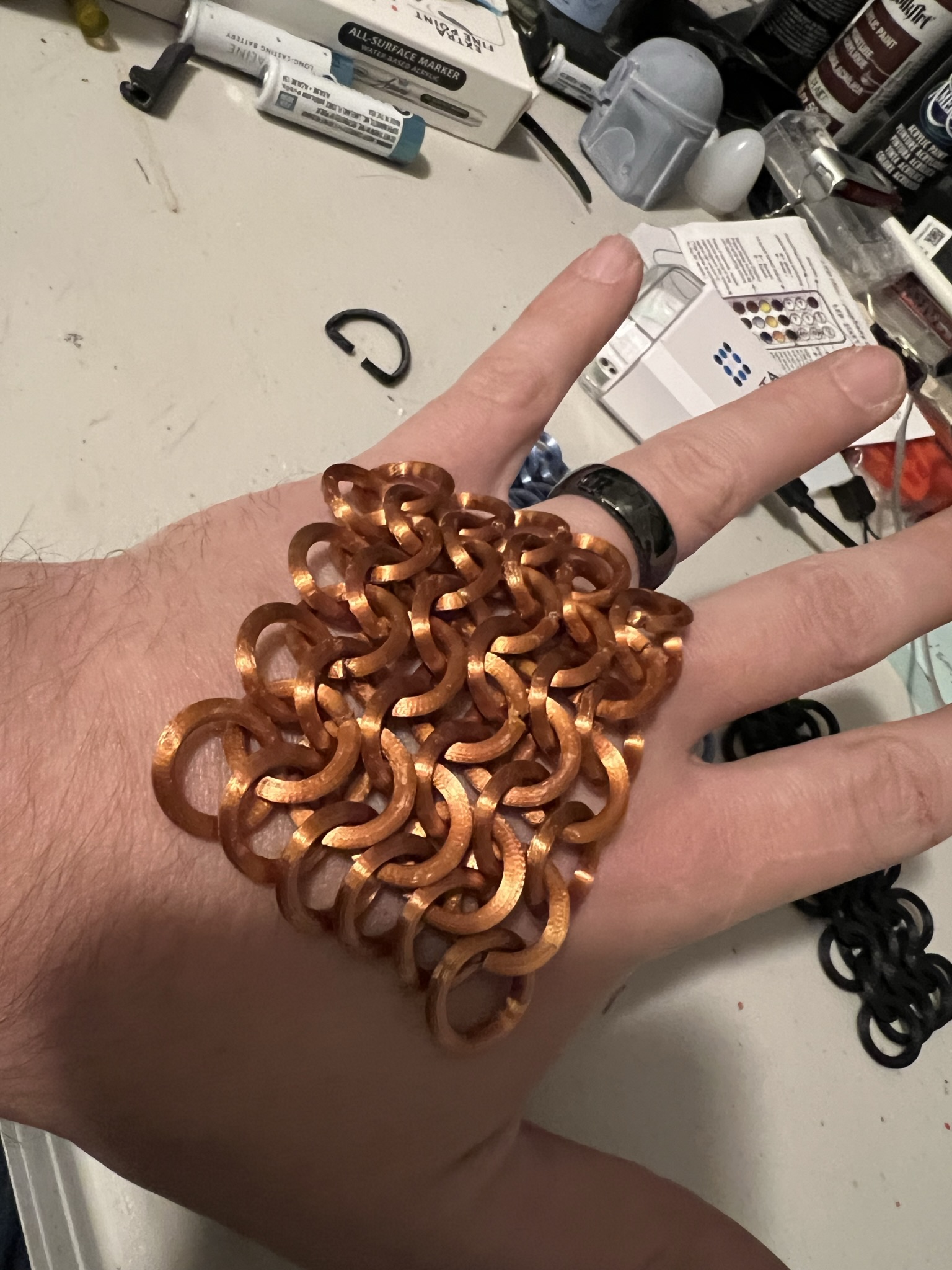 Single Chain Mail Link by Area 55 Labs | Download free STL model ...