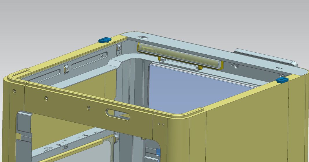 Bambu Lab P1P LED Shell von Jeff Lin | Kostenloses STL-Modell ...