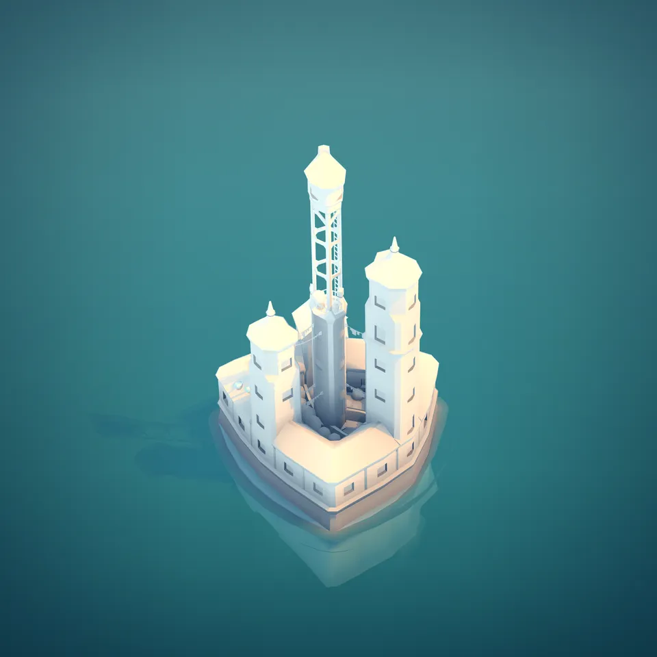 mini city (06) by Low-Poly Martino | Download free STL model ...