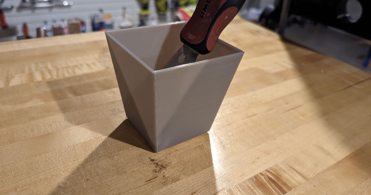 Mini / Micro Drywall Mud Pans /w Lids by Yangorang | Download free STL ...