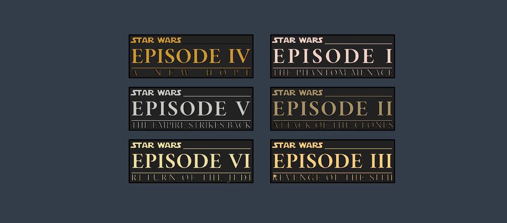 Star Wars Name Plates by DJKW | Download free STL model | Printables.com