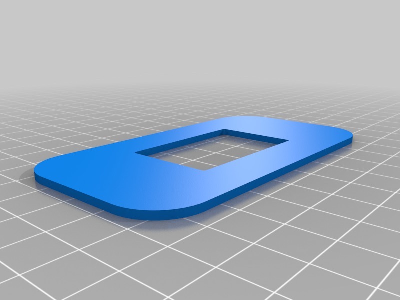 Basic Dexcom G5/G6 tape template by Arakon | Download free STL model ...