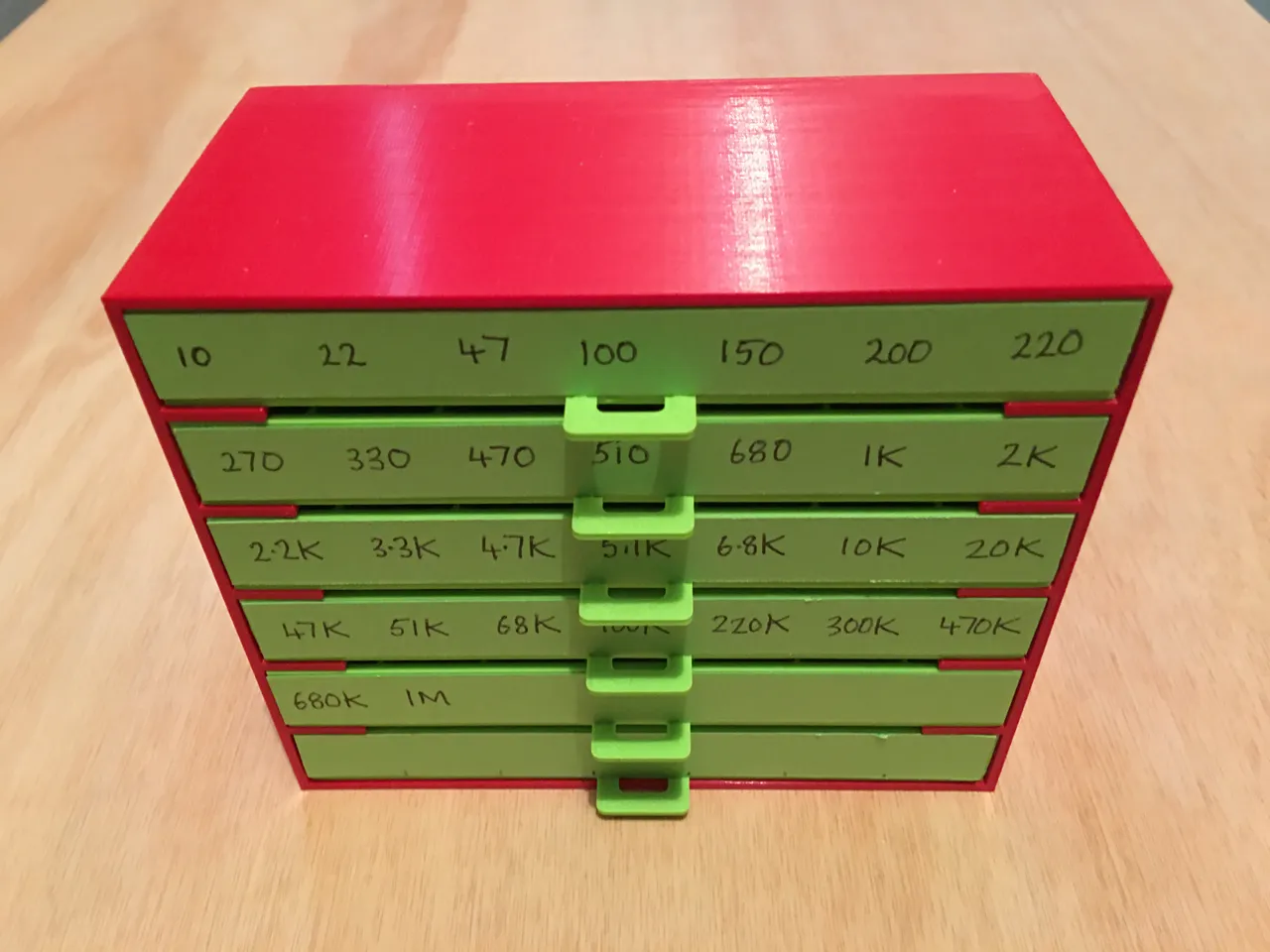 Resistor Storage Drawers by asteven5 | Download free STL model ...