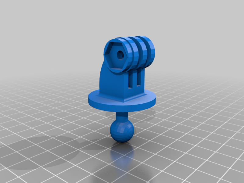 GoPro ball mount by MarcS7 | Download free STL model | Printables.com