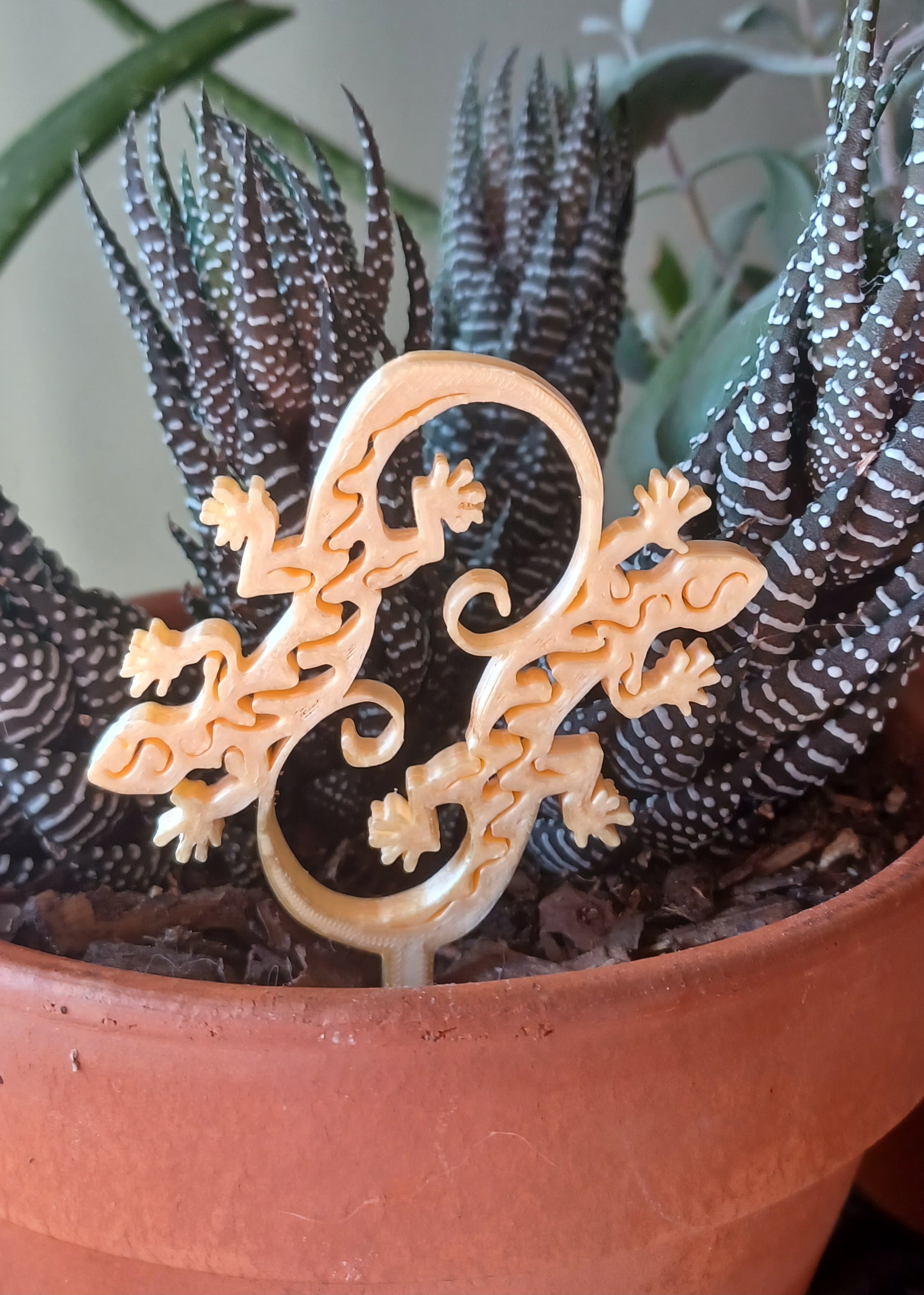 Lizards Planter Decoration by Dud3man | Download free STL model | Printables.com
