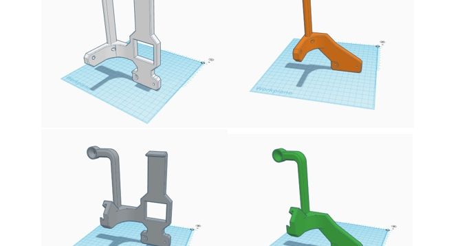Side Spool Holder with Filament Guide (Remix of BastR) by 3dKaos ...