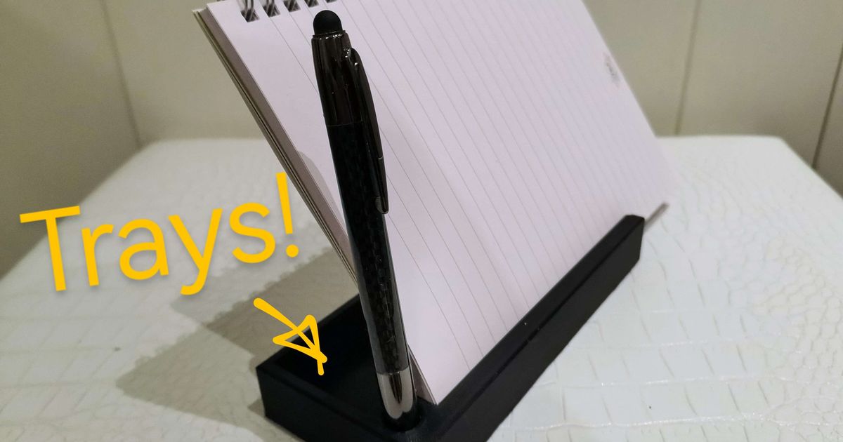Notebook stand by Edward | Download free STL model | Printables.com