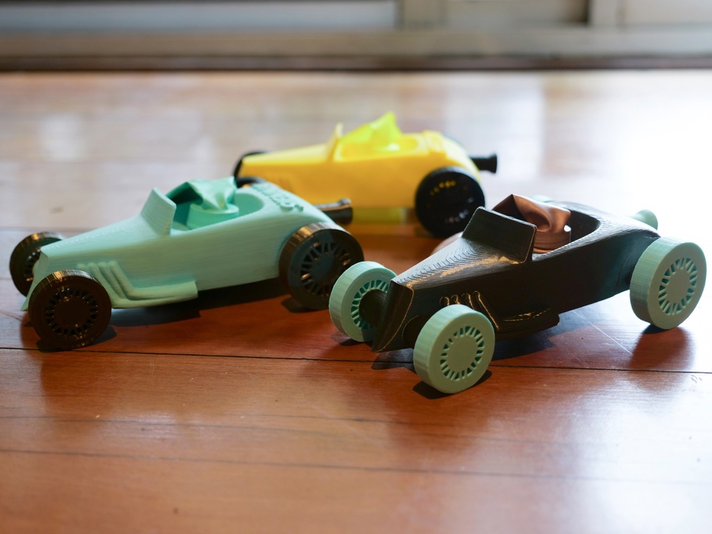 Hotrod Racer Balloon Car by Polly-Jeanius | Download free STL model ...