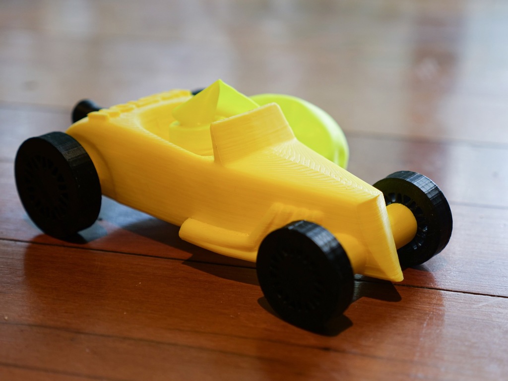 Hotrod Racer Balloon Car by Polly-Jeanius | Download free STL model ...