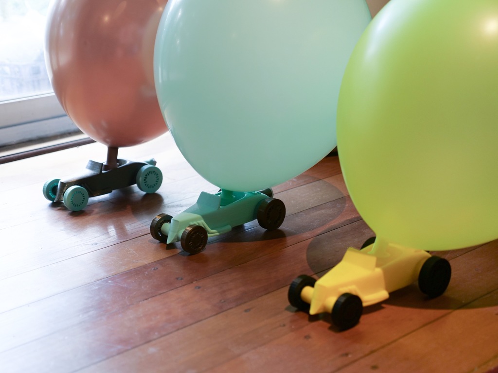 Hotrod Racer Balloon Car by Polly-Jeanius | Download free STL model ...