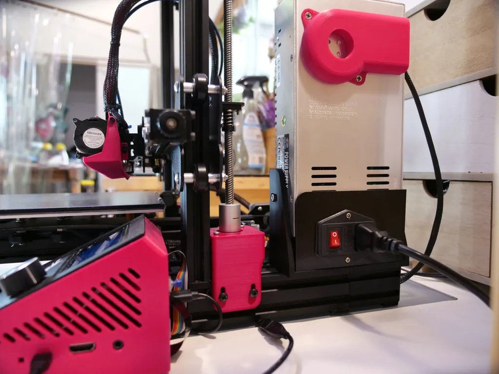 Ender 3 Stock PSU Relocation Mount for Dual Z-Motors by Polly-Jeanius ...