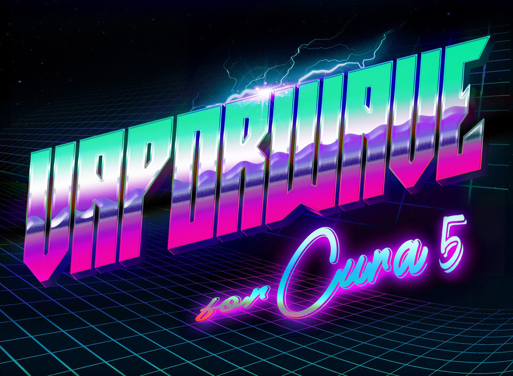 Vaporwave Theme for Cura 5 (+ Octoprint!) by Polly-Jeanius | Download ...