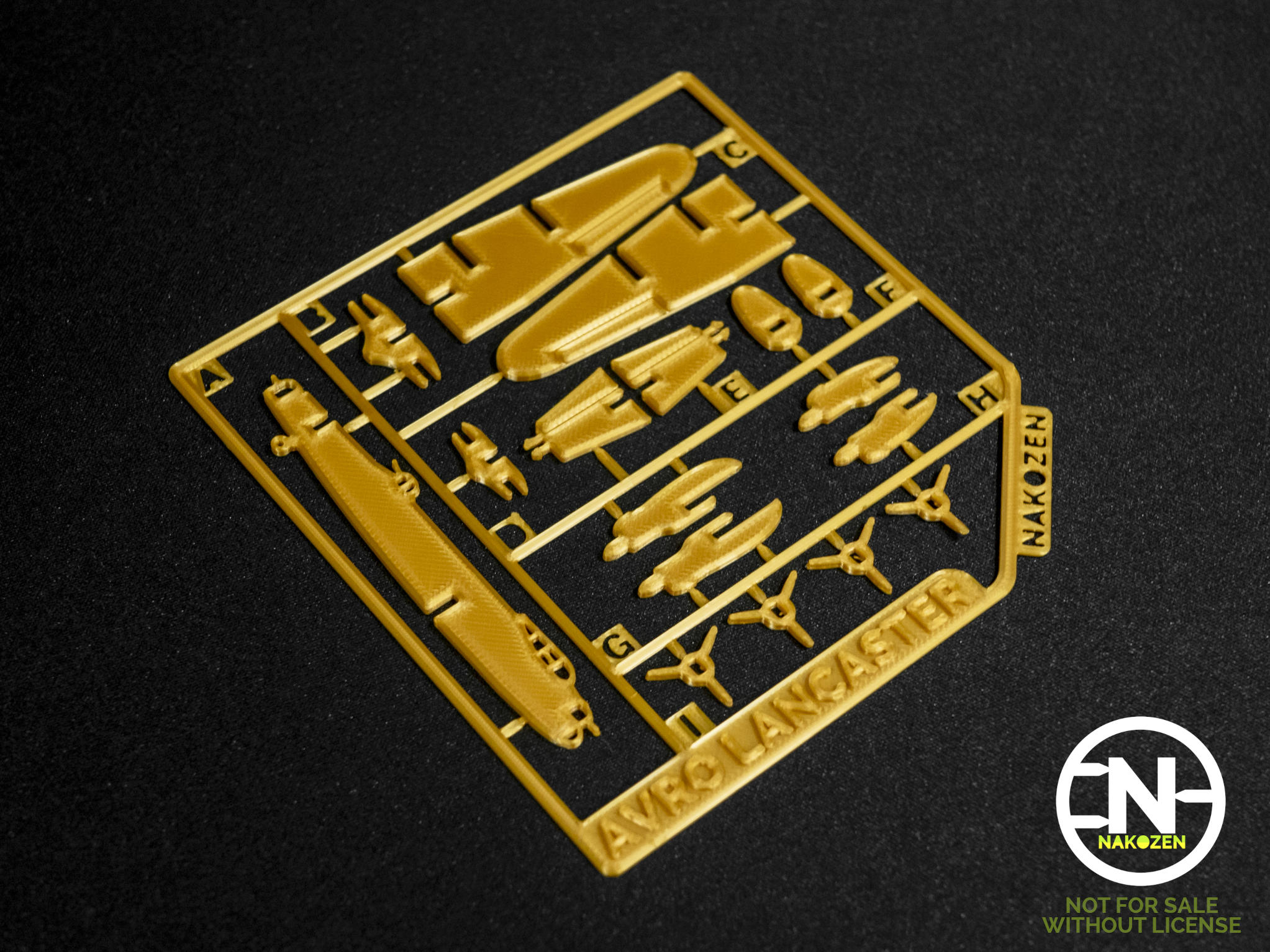 Avro Lancaster Kit Card by Nakozen | Download free STL model ...