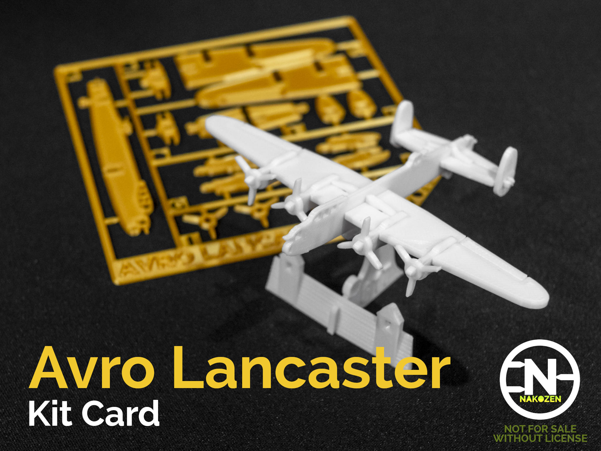 Avro Lancaster Kit Card by Nakozen | Download free STL model ...
