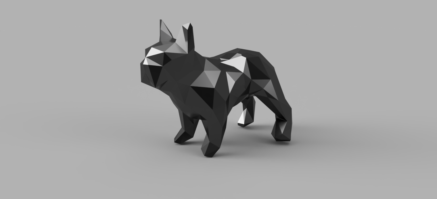 Frenchie Fidget Toy / Statue by jamy6m | Download free STL model ...