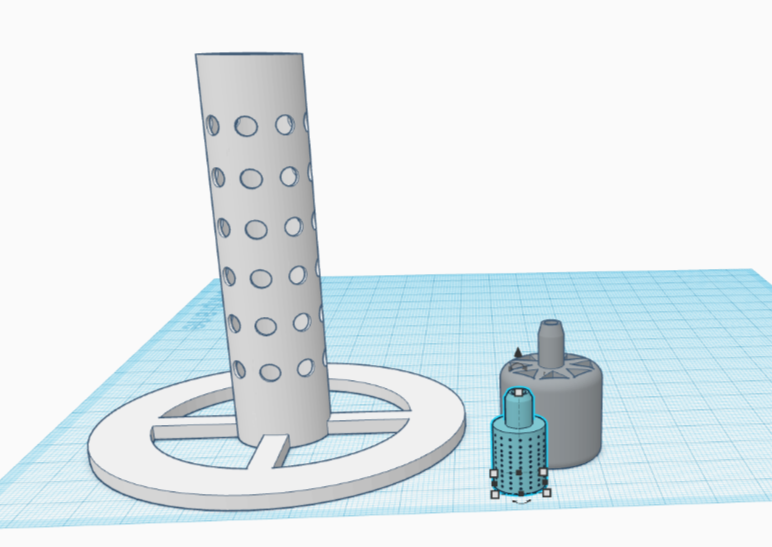 Simple aquarium sponge filter with printed bubble/air diffuser. by ...