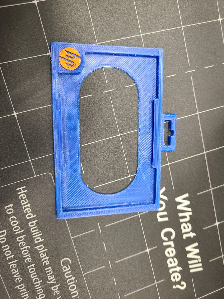 Dual Color HP Badge holder by Myt3chguru | Download free STL model ...