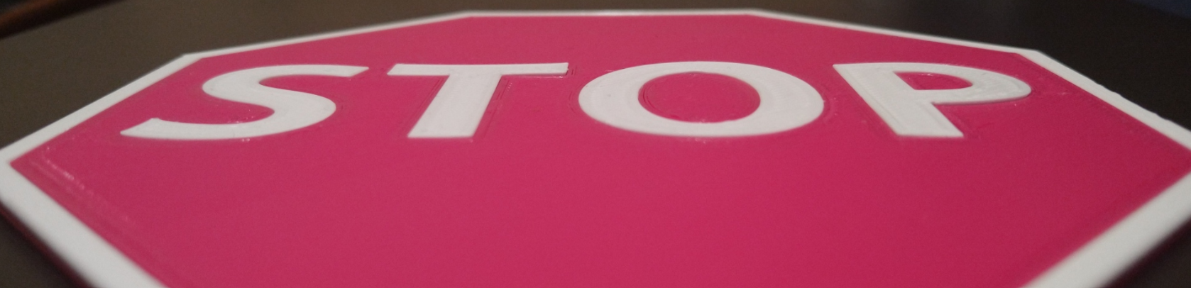 Simple Stop Sign by Sean | Download free STL model | Printables.com