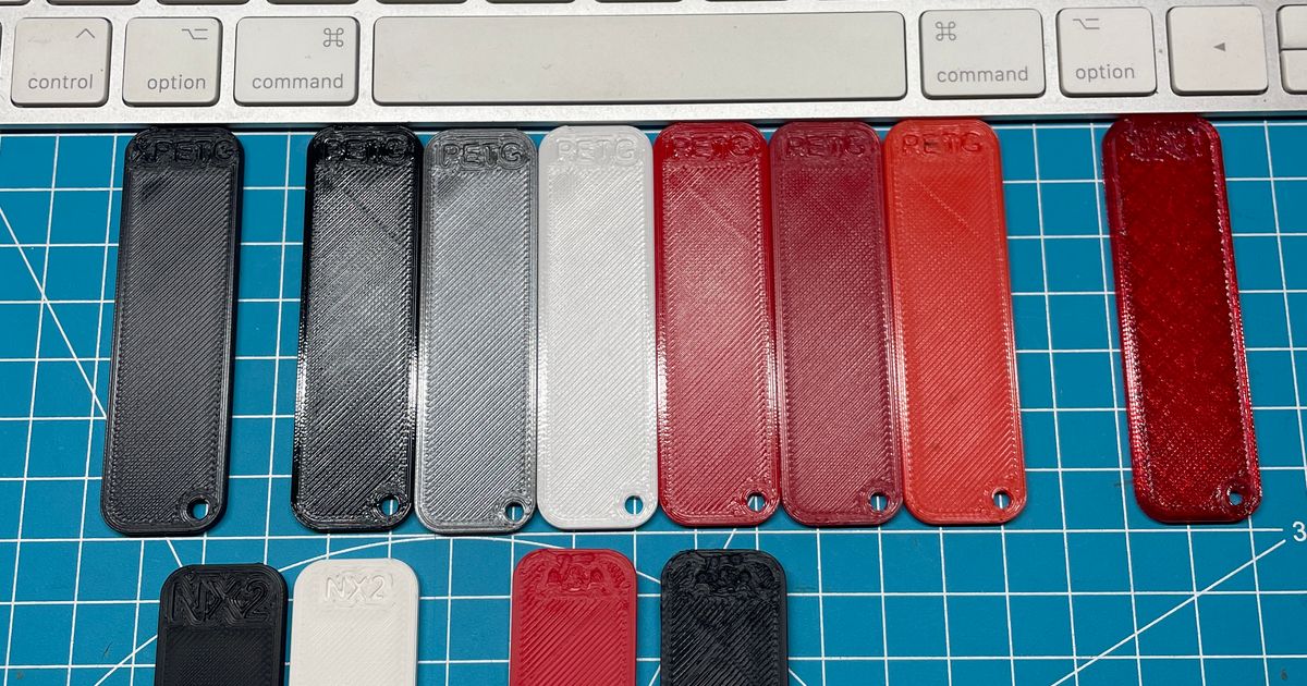 Filament Sample Cards by hangloose | Download free STL model ...