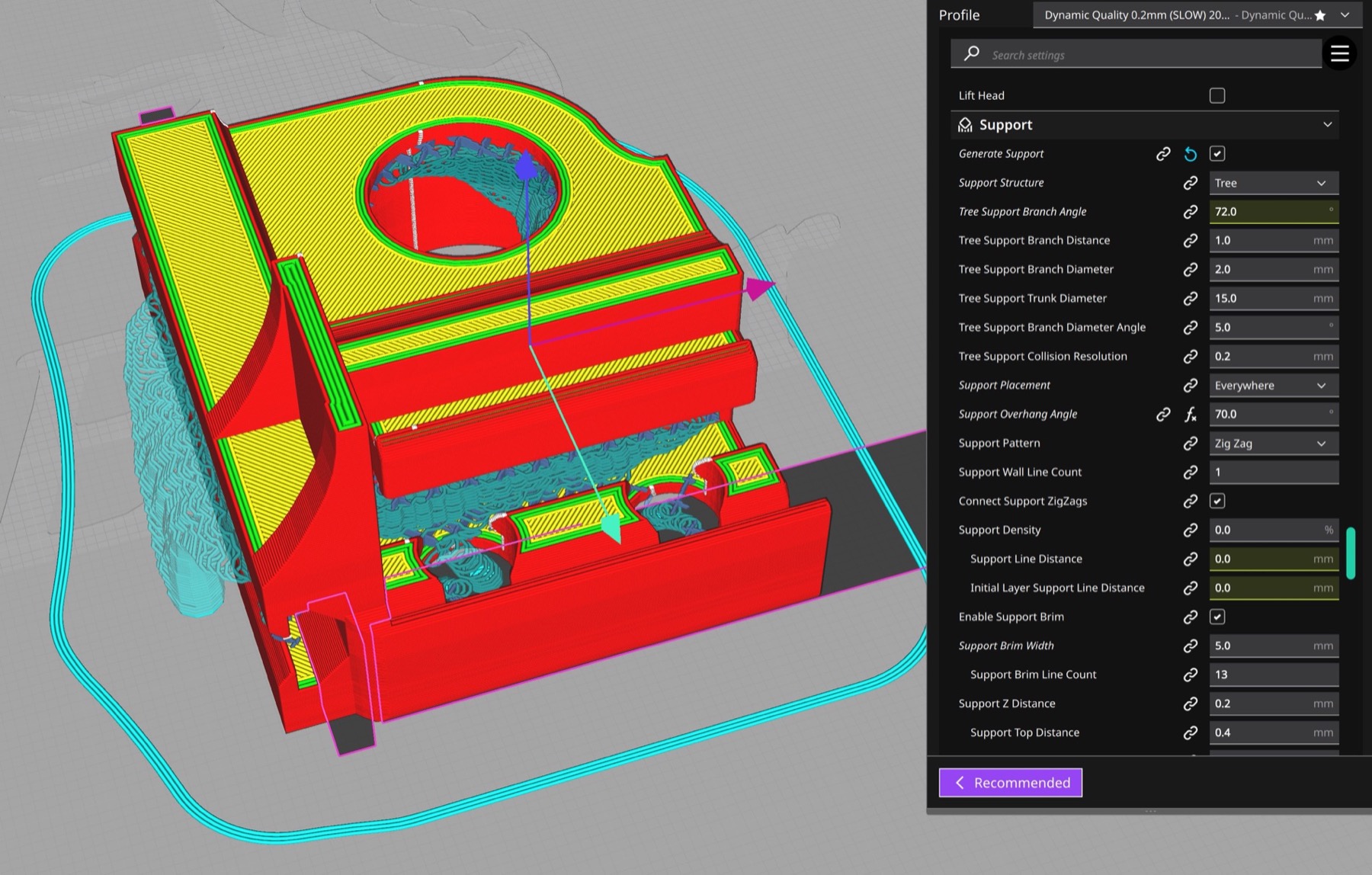 Right Side Z-Stabilizer with Cable Guide for Dual-Z Ender 3 by Polly ...