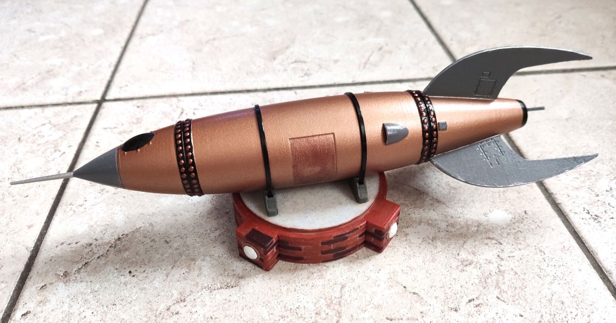 Stand for Myst Rocket by mistic100 | Download free STL model ...