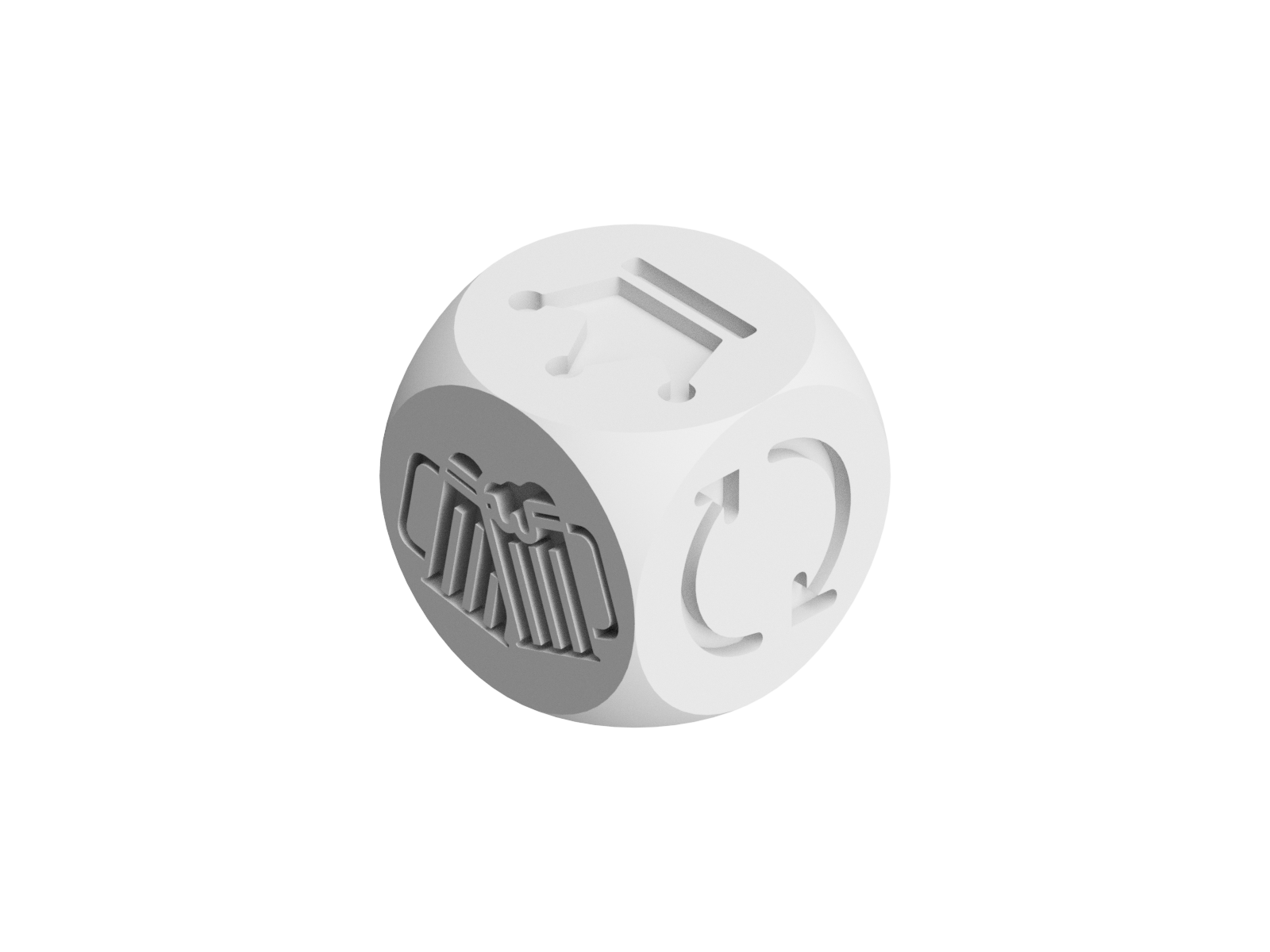 Improved Drinking Dice by Morzax | Download free STL model | Printables.com
