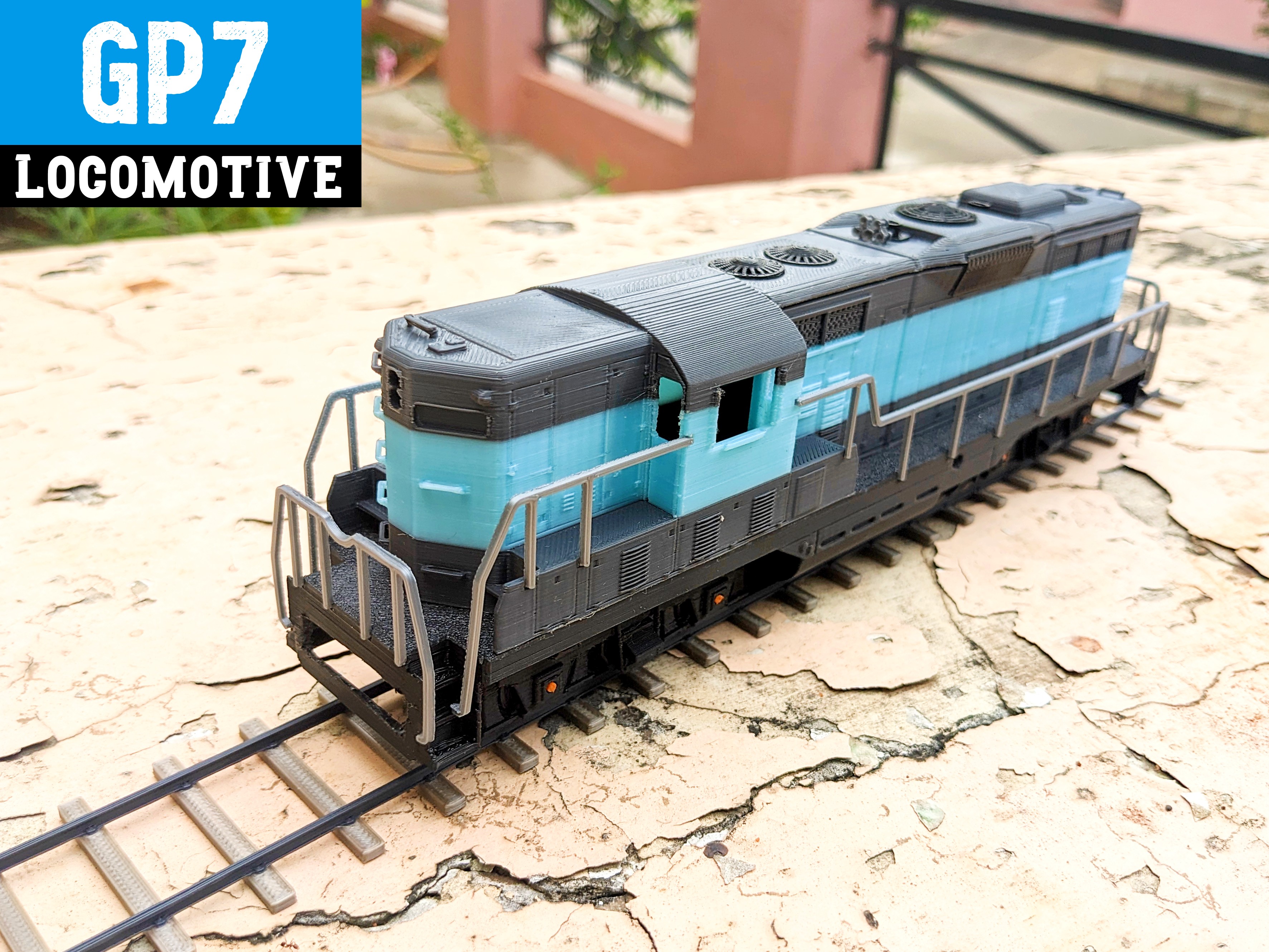 GP7 Locomotive - Dragon Railway by RamBros | Download free STL model ...