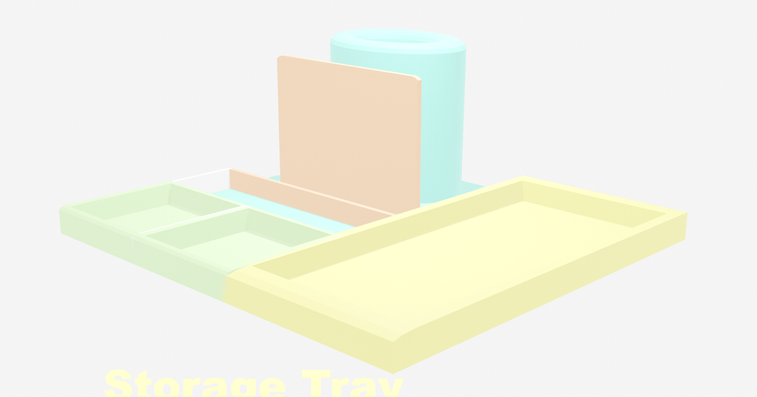 Catch All Storage Tray by Leafy_3D | Download free STL model ...