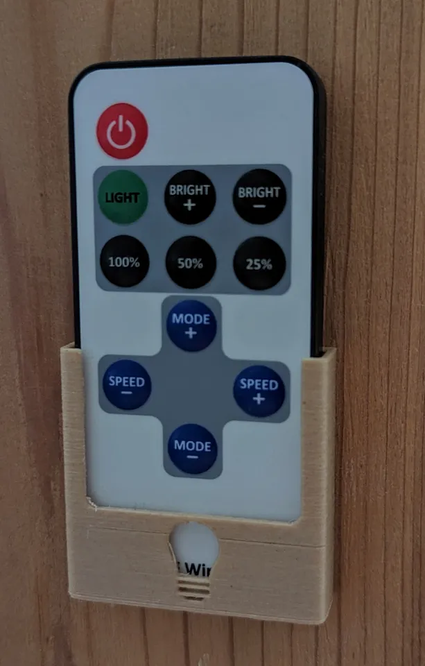 LED remote control holder by YuriO | Download free STL model ...