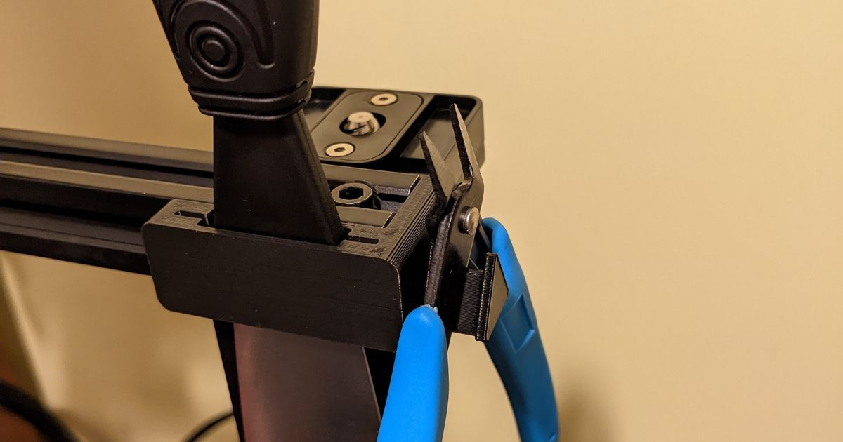 Ender 3 V2 Cutter_Scraper Holder Dual Z Mod by Bleo3 | Download free ...