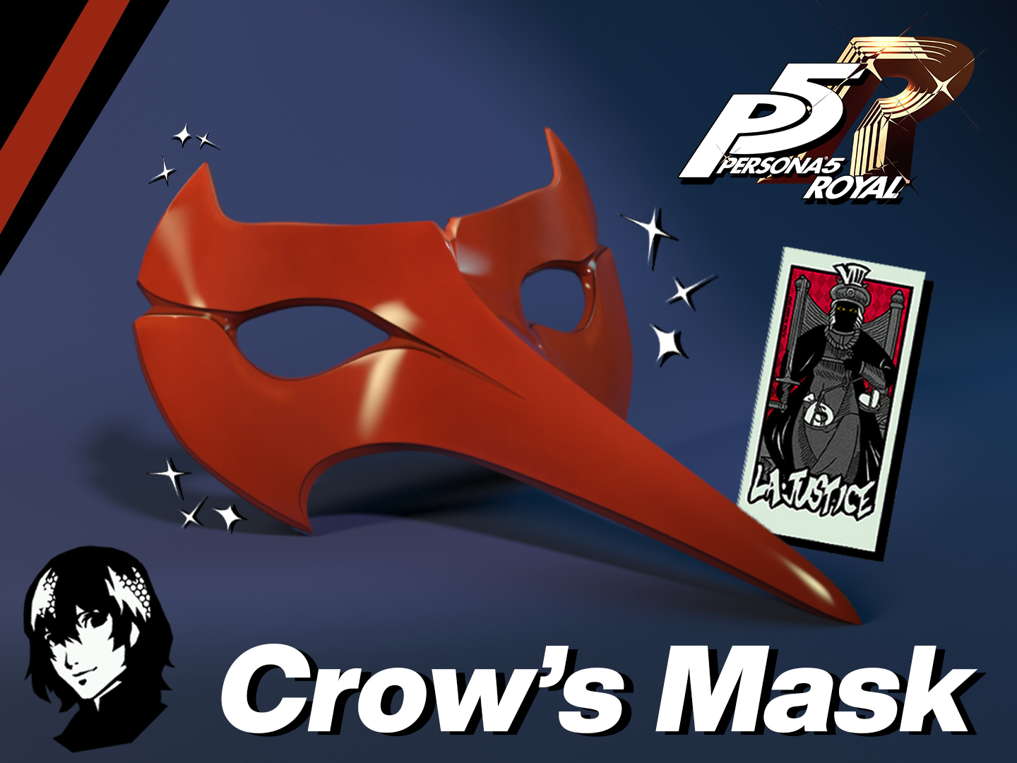 Crow Mask Persona 5 Royal (Akechi Goro) by Onoefish | Download free STL ...