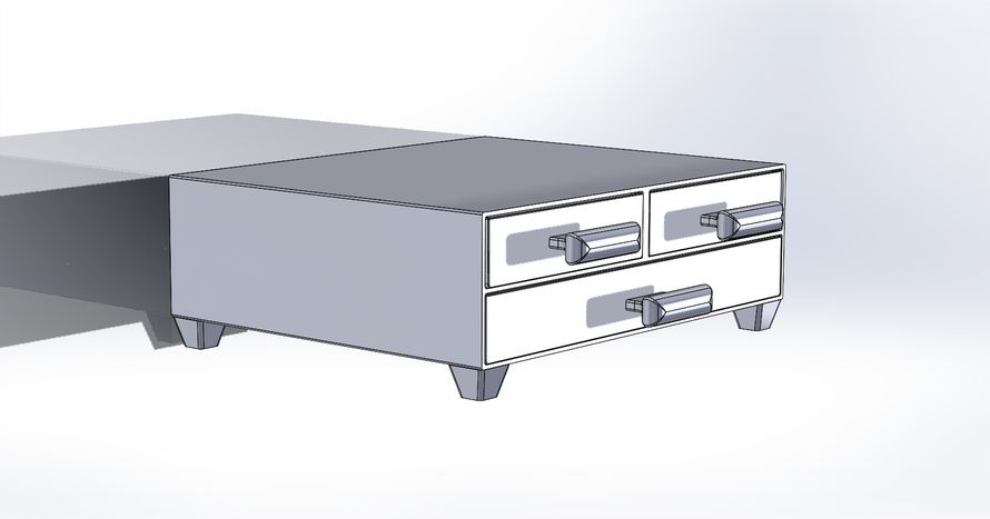3 Drawer organizer by mattrempel | Download free STL model | Printables.com