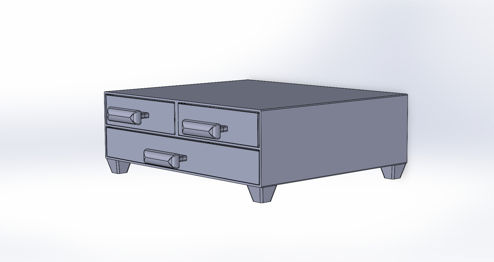 3 Drawer organizer by mattrempel | Download free STL model | Printables.com