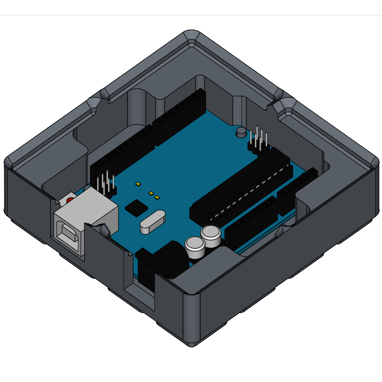 Gridfinity Arduino UNO Holder by fhessel | Download free STL model ...