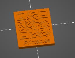 Fully configurable QR-Code plate with OpenSCAD by Mike_GKA | Download ...