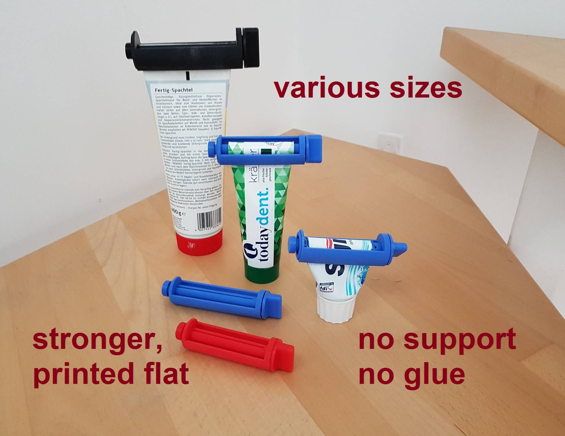 Sturdy Tube Squeezer - various sizes by vivamus3d | Download free STL ...