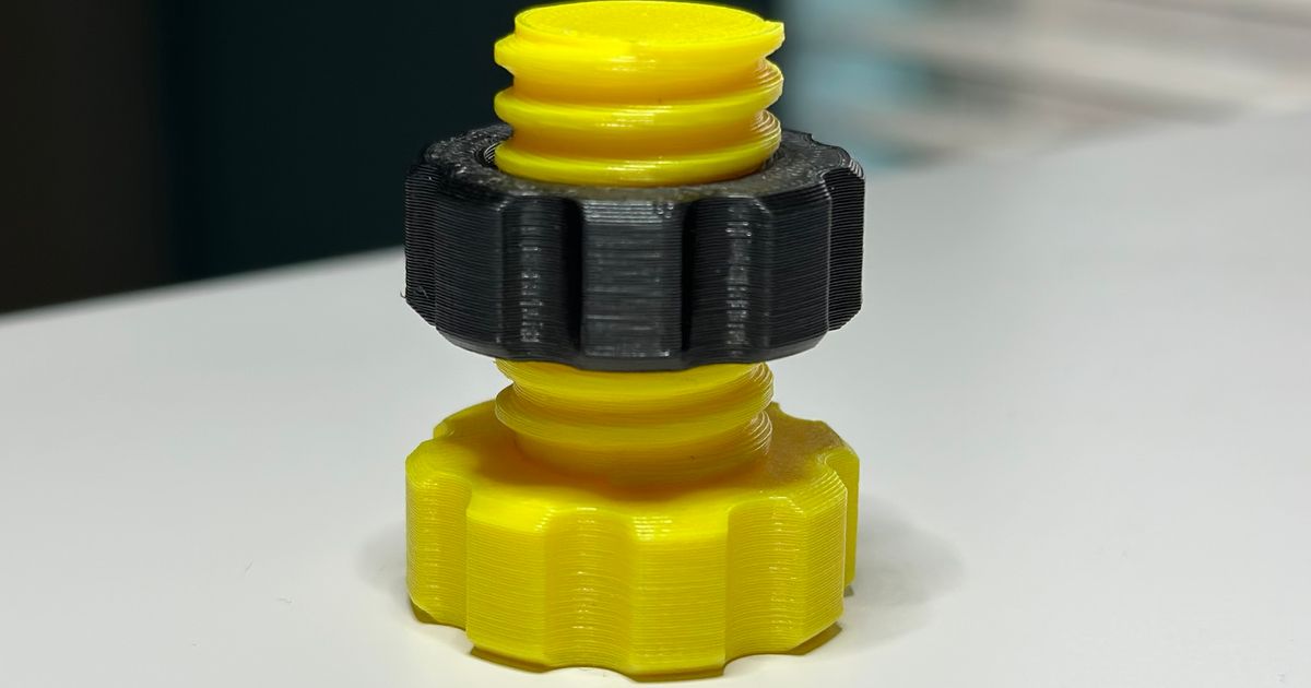 Captured Nut Fidget Toy by RobC | Download free STL model | Printables.com