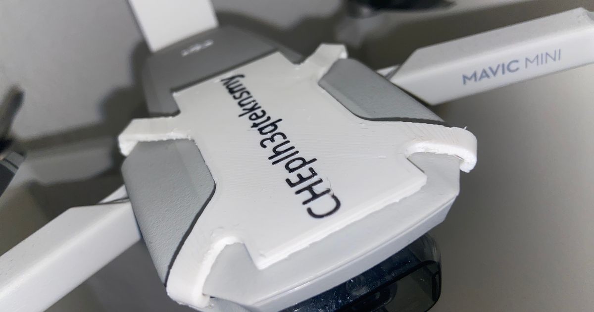 DJI Number Plate (UAS Number) by laura.gautschi | Download free STL ...