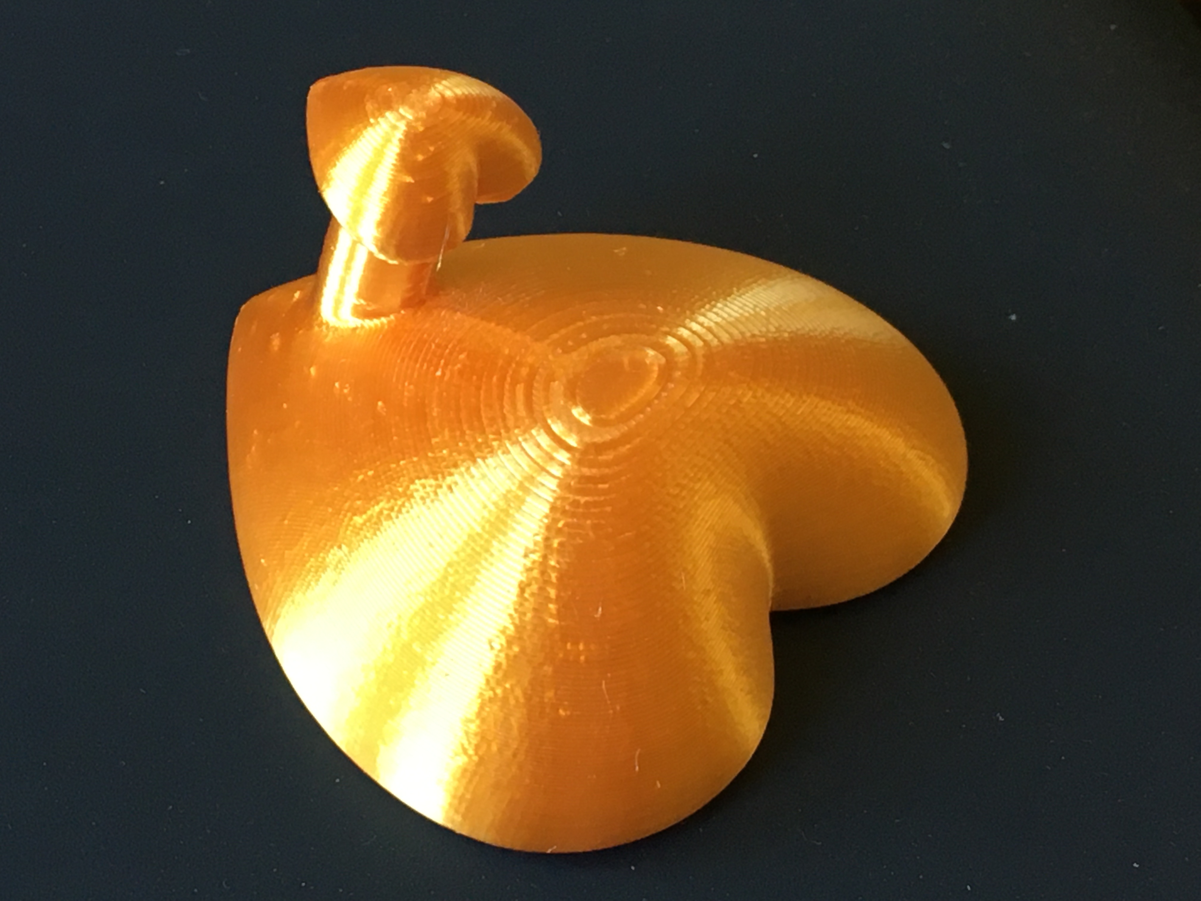 Heart-Shaped Shower Cap Hanger by Chya | Download free STL model ...