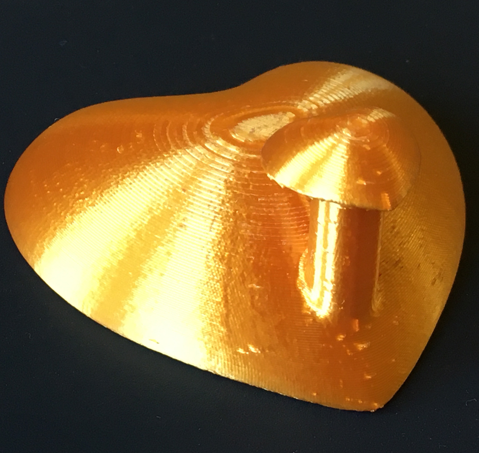 Heart-Shaped Shower Cap Hanger by Chya | Download free STL model ...