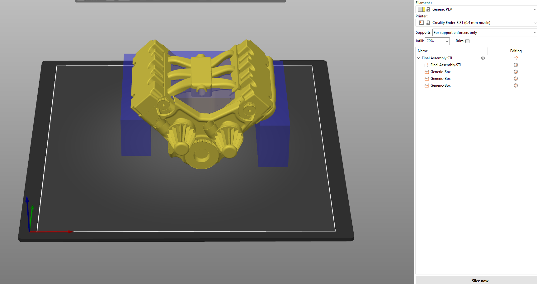 Engine V6 by Mechanical Stuff | Download free STL model | Printables.com