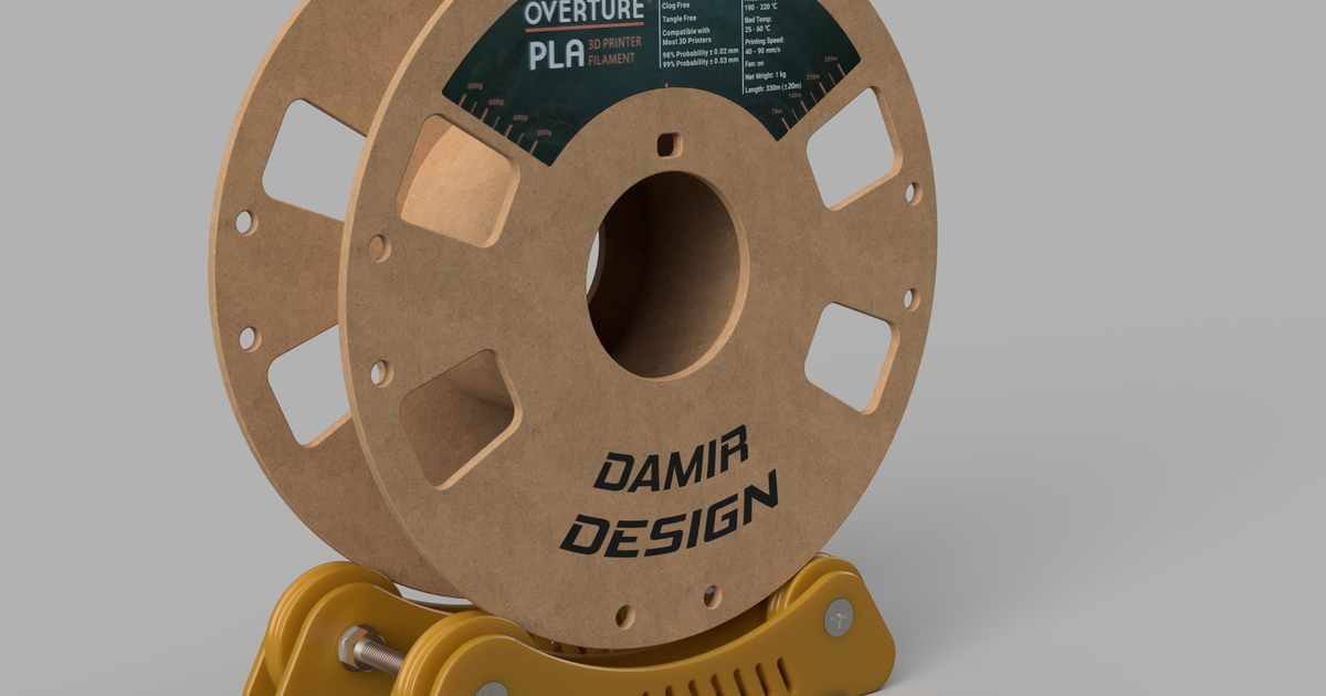 Fillament Roller (guide) With Bearings by Damir Design | Download free ...