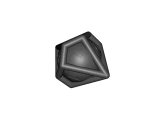 Framed Sphere Percentile Dice by Mike Sander | Download free STL model ...