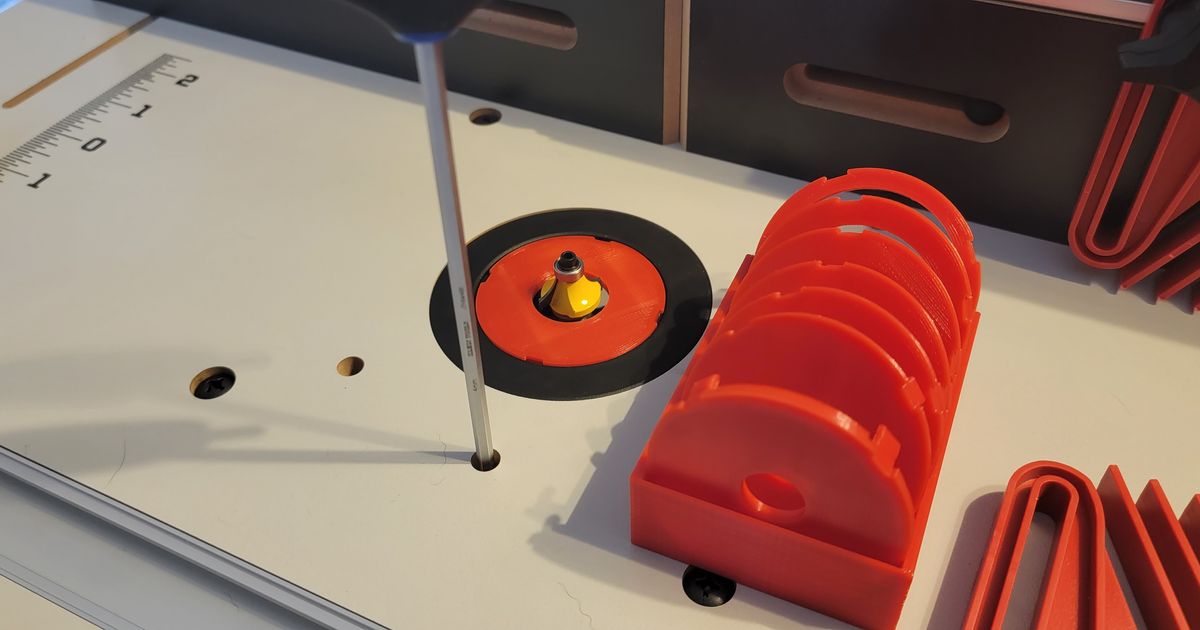 Skil Router Table inserts (SRT 1039) by ejjenkins | Download free STL ...