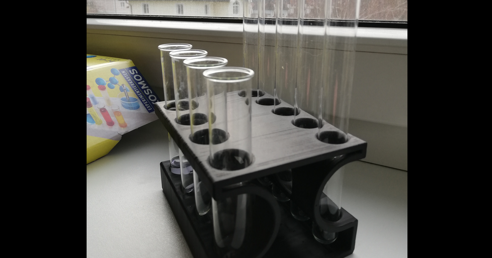 Test tube rack by takara | Download free STL model | Printables.com