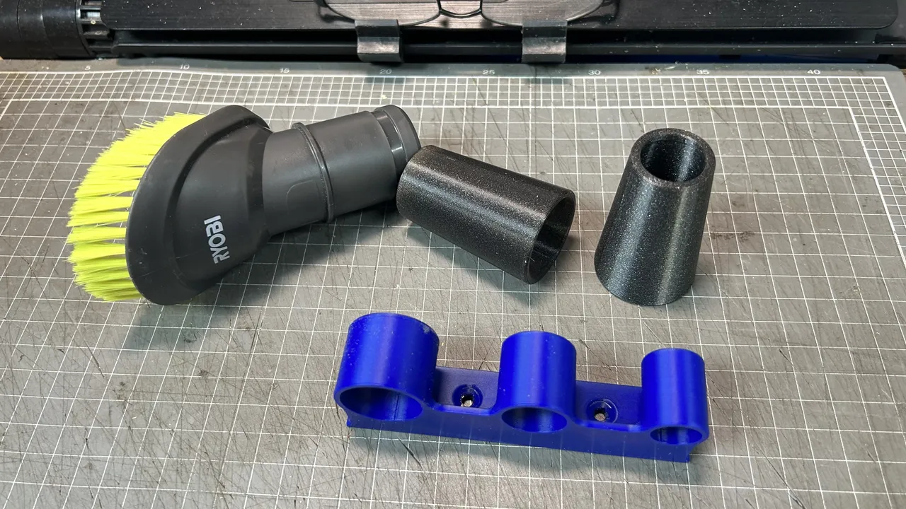 Ryobi Vacuum Accessory & Adapter Bracket by Billd | Download free STL ...