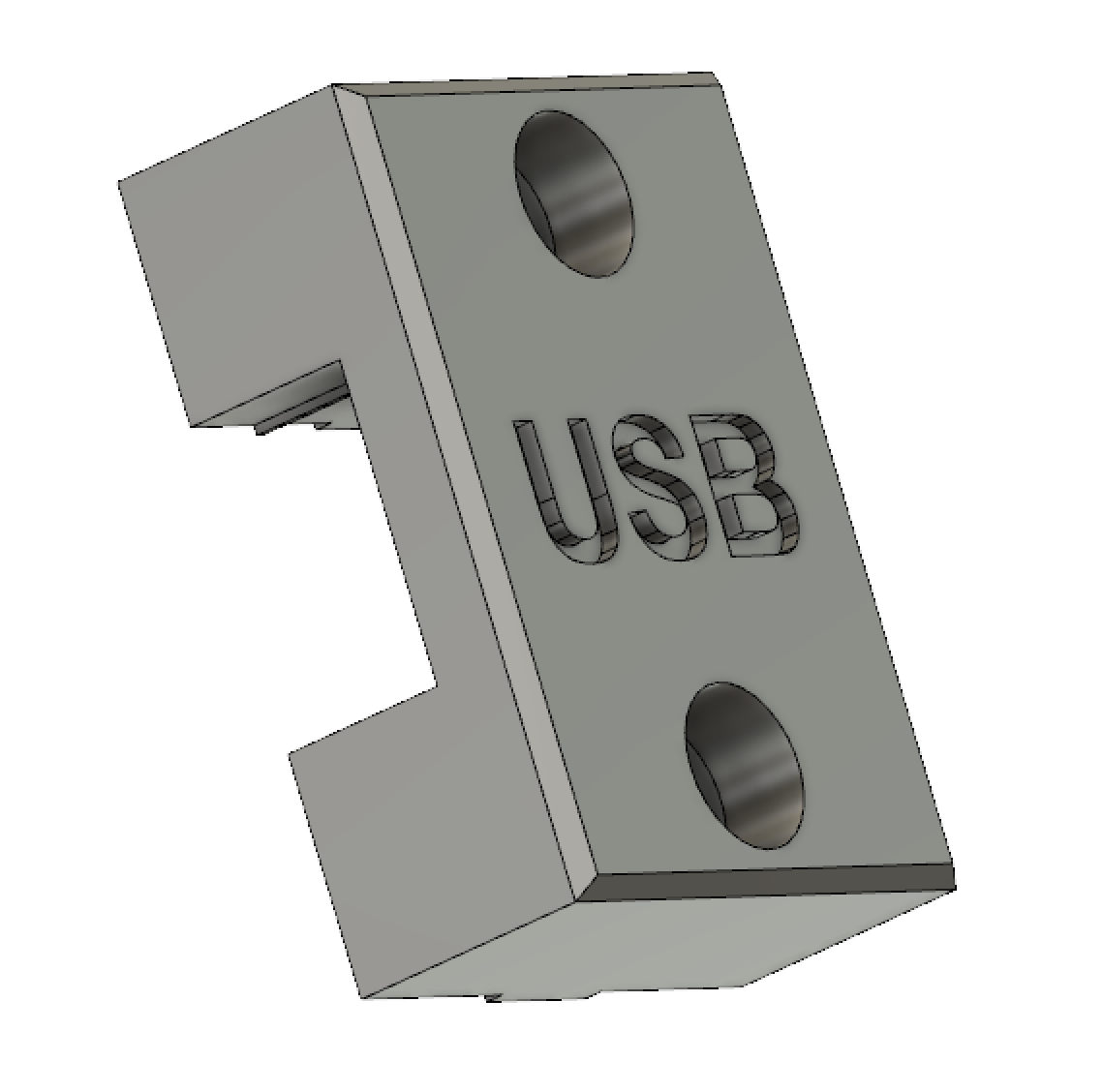 USB extension cable mount for Prusa Mini by Tocache | Download free STL ...
